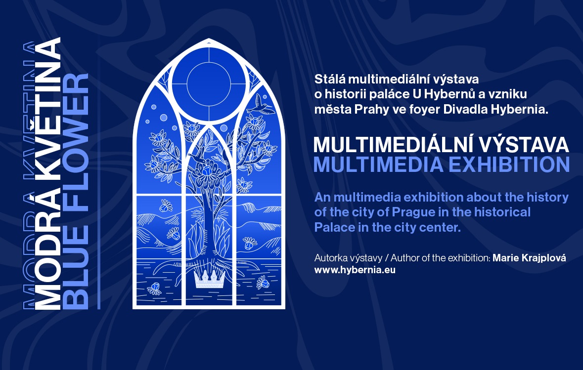 Výstava Modrá květina /Blue Flower Exhibition - Divadlo Hybernia