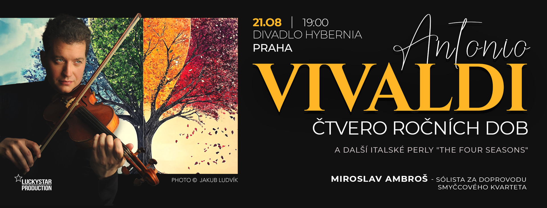Antonio Vivaldi ČTVERO ROČNÍCH DOB a další italské perly - Divadlo Hybernia