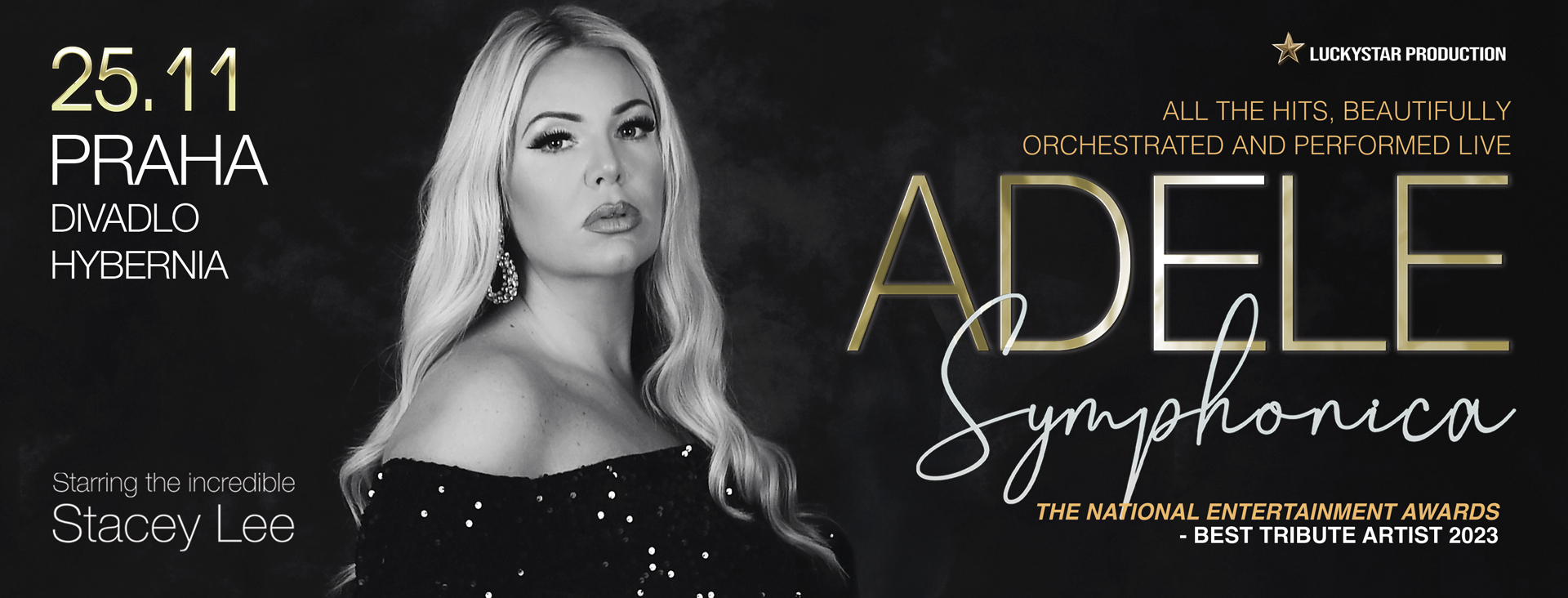Adele Symphonica by Stacey Lee – Tribute Show from London - Theatre Hybernia Prague